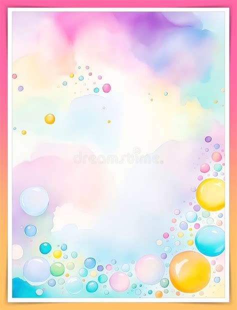Bubbles And Bokeh Effect Theme For Invitation Greeting Card And