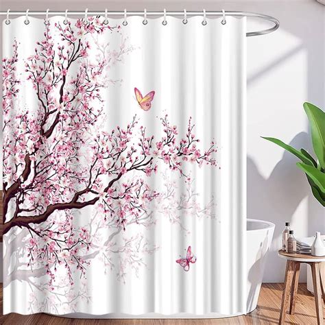 Decoración De Baño Con Flores De Cerezo