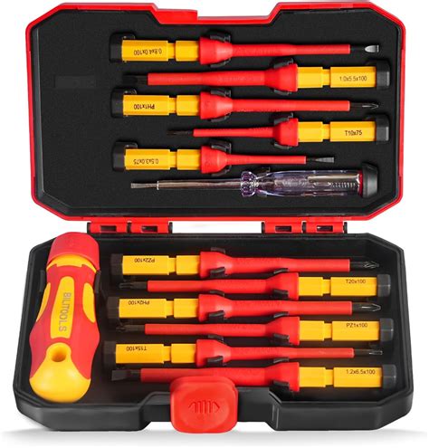 13 Piece 1000v Insulated Electrician Screwdriver Set