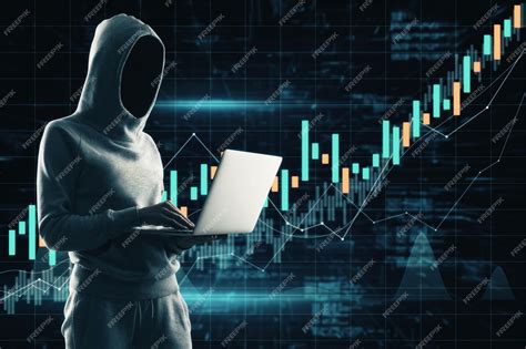 Premium Photo Hacker Using Laptop On Dark Background With Candlestick