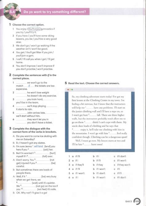 5871542 Future Conditional Situations Possible Real