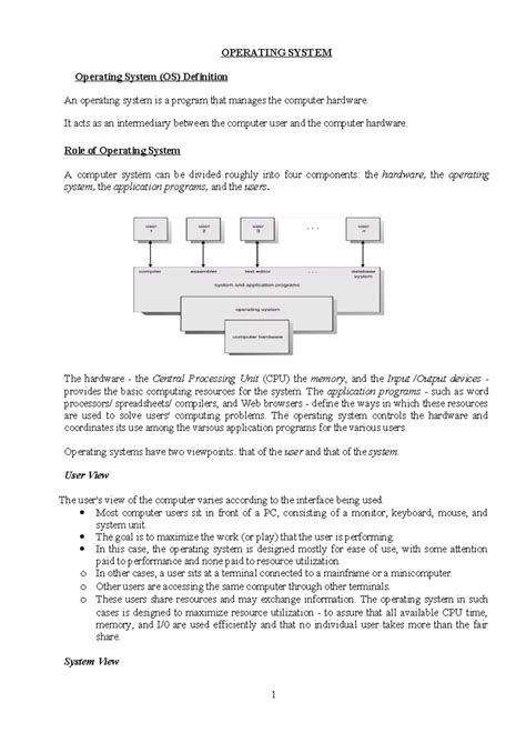 Cyber 23 3rdsem Os Os Module 123 Operating System Operating