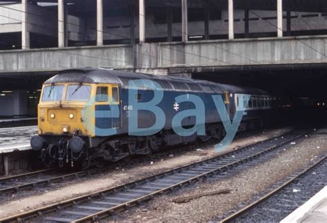 35mm Railway Slide Of Class 47 47486 Birmingham New Street Copyright