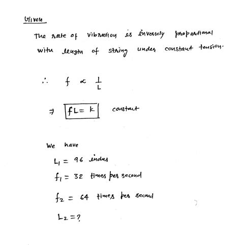 answered the rate of vibration of a string under constant tension