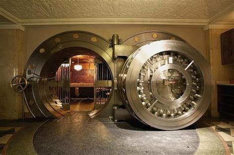 Vault Door Entrance To The Vault Room At The Bedford In Chicago