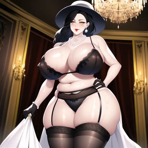 Rule 34 Ai Generated Alcina Dimitrescu Breasts Cleavage Female Huge