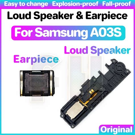Loudspeaker Sound Ringer Earpiece For Samsung A03s A03 S Top Ear Speaker Earphone Sound Front