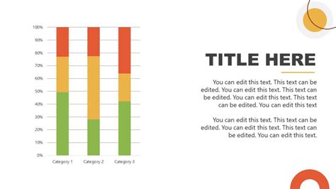 slide for data driven bar graph with text box slidemodel
