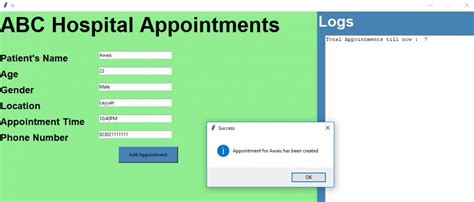 Hospital Management System In Python Using Tkinter With Source Code