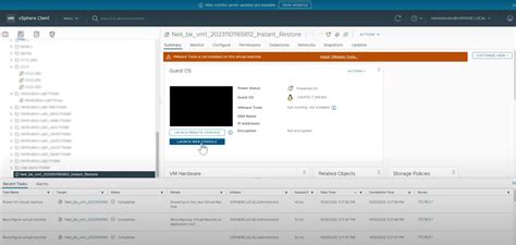 How To Use Instant Restore To Recover Vmware Vm Immediately In Vinchin Backup And Recovery