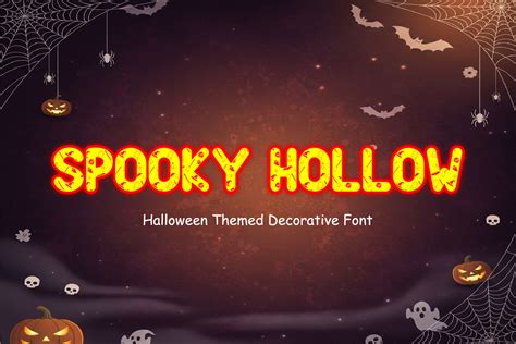 Spooky Hollow Font By The Kazis Kraft · Creative Fabrica