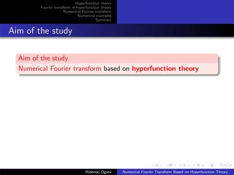 numerical fourier transform based on hyperfunction theory pdf