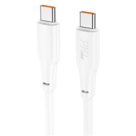 Hoco X W Usb C Type C To Usb C Type C Fast Charge Data Cable Length M White