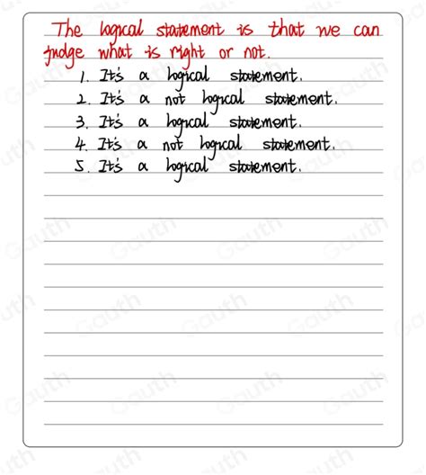 solved i determine whether each sentence is a logical statement or
