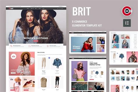 Brit Woocommerce Elementor Pro Template Kit