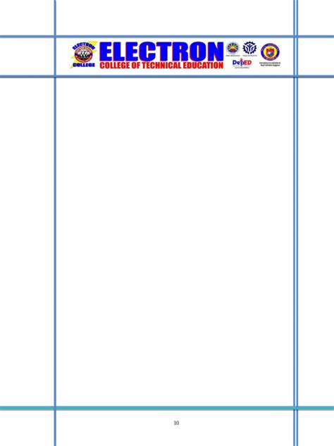 Electron Template Pdf