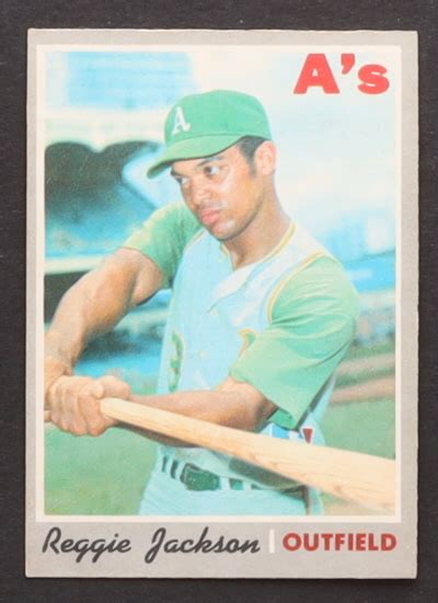 Reggie Jackson 1970 Topps 140 Pristine Auction