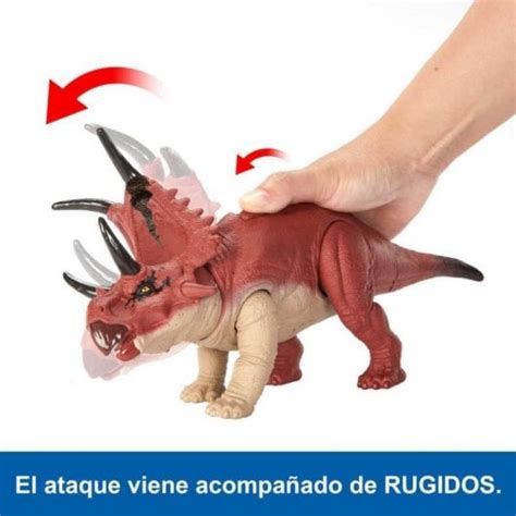 Mattel Jurassic World Dinosaurio De Juguete Diabloceratops Rugido