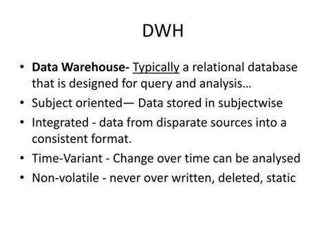 Data Warehouse Etl Testing Plan Pptx
