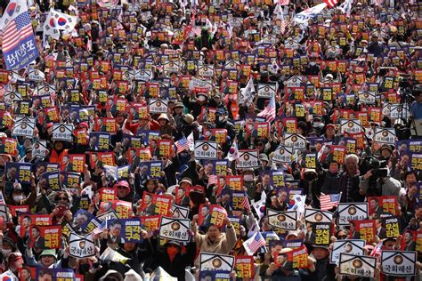 Massive Rallies Across South Korea Ahead Of Key Ruling On Impeachment