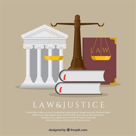 Premium Vector Background With Advocacy Elements