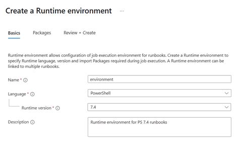 Manage Runtime Environment And Associated Runbooks In Azure Automation