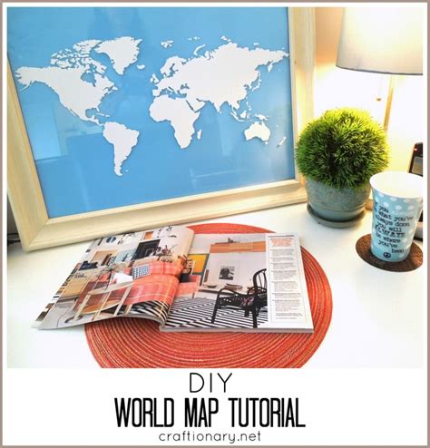 Creative Diy Map Tutorials 17 Fun And Stylish Map Craft Ideas Craftionary