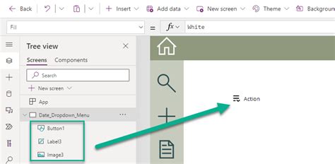 create dropdown menus in canvas apps lowcodego