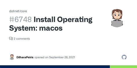 Install Operating System Macos Issue Dotnet Core GitHub