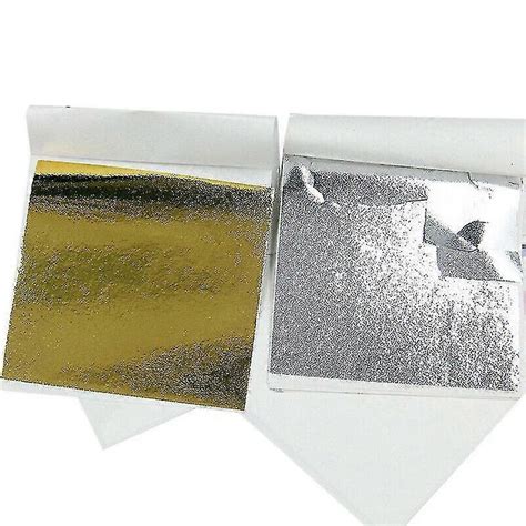 100x 24k Gold Leaf Sheets Art Craft Design Gilding Framing Scrap