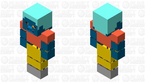 Inverted Steve Minecraft Skin