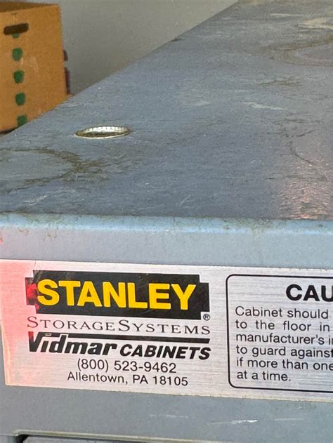 Stanley Vidmar 9 Drawer Tool And Parts Storage Cabinet Tool Boxes