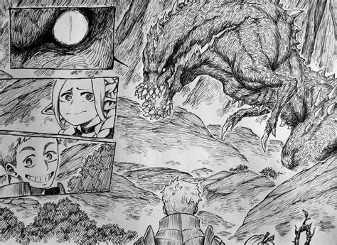 Marcille Donato Laios Touden And Deviljho Dungeon Meshi And 1 More Marcille Donato Laios Touden And Deviljho Dungeon Meshi And 1 More