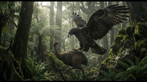 Ai Haasts Eagle Images Largest Eagle Ever Preying On Moa Birds