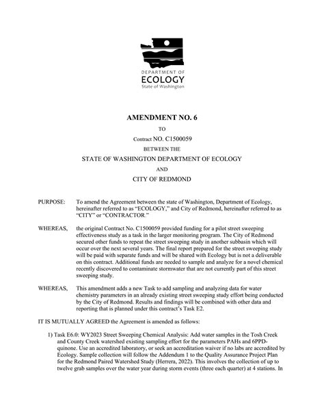 Contract Amendment Template Spark Premium Template Template Spark