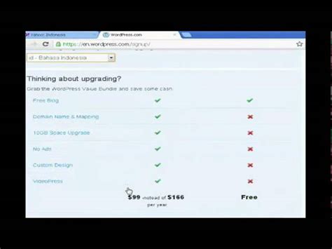 belajar wp wordpress tutorial top 10 part 1 cara daftar wp