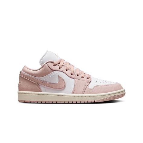 Jordan Women Air Jordan 1 Low White Pink Oxford Sail