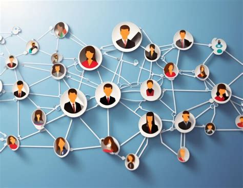 Premium Ai Image Network Relationship