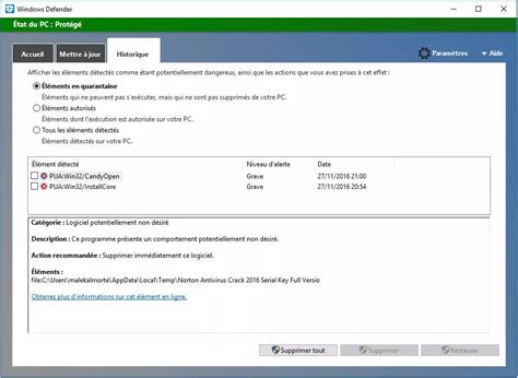 Comment Activer Les Détections Pup Pua Sur Windows Defender