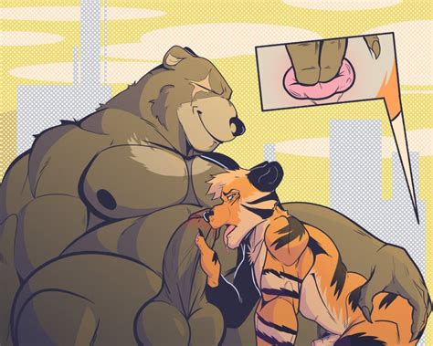 Rule 34 5 4 Absurd Res Anal Anal Sex Anthro Bear Ben Bigger Duo Felid Handjob Handjob While