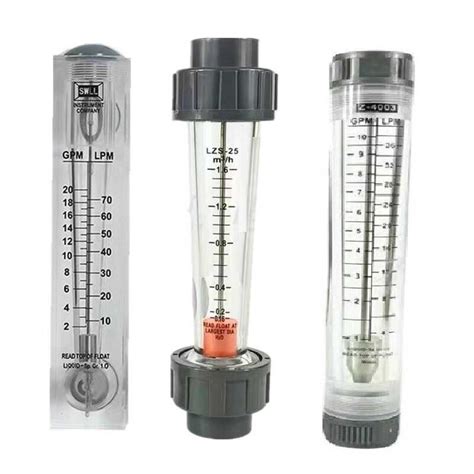 Mga Pipeline Meter Water Rotor Plastic Float Flow Meter Panel