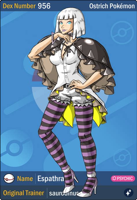 Gijinka Pokemon 956 Espathra By Saurodinus On Deviantart
