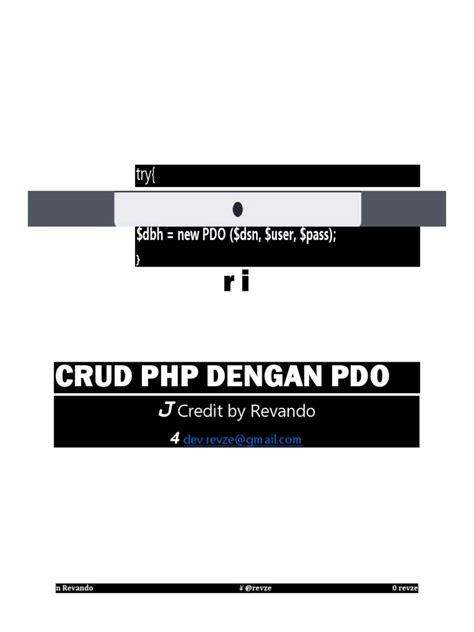 Crud Php Dengan Pdo Pdf