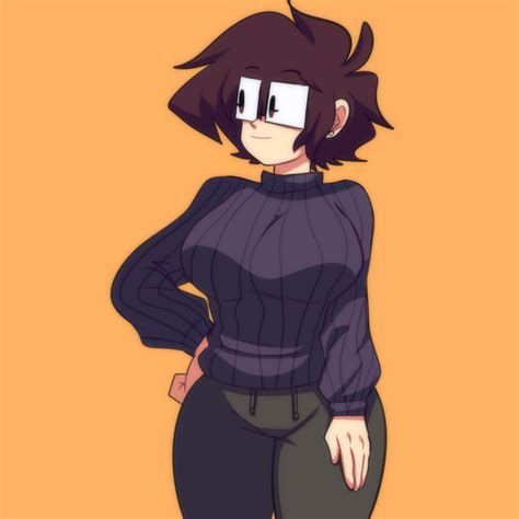 Rule 34 1girls Breasts Brown Hair Female Glasses Lueduar Lueduartv