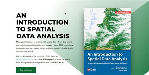 Upcoming Book Introduction To Spatial Data Analysis 30 Discount For Pre Order Earth