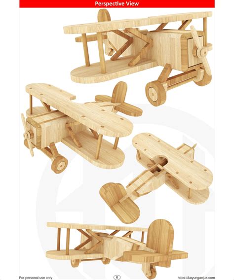 Biplane Wooden Toy Plans Download