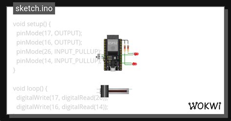 Slide Switch Wokwi Esp32 Stm32 Arduino Simulator