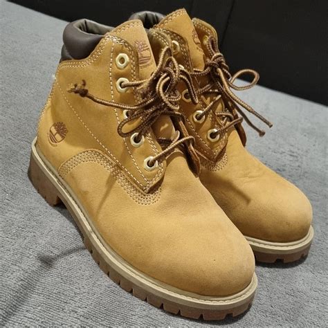 Timberland Tan Boots Depop