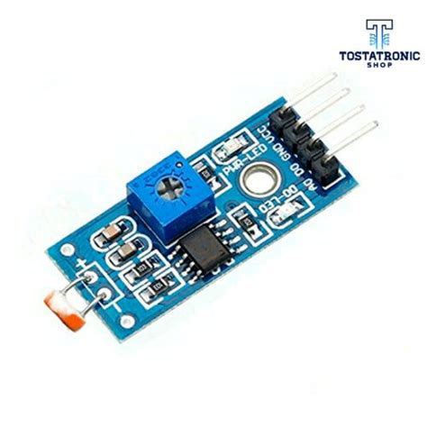 modulo sensor de luz ldr tostatronic