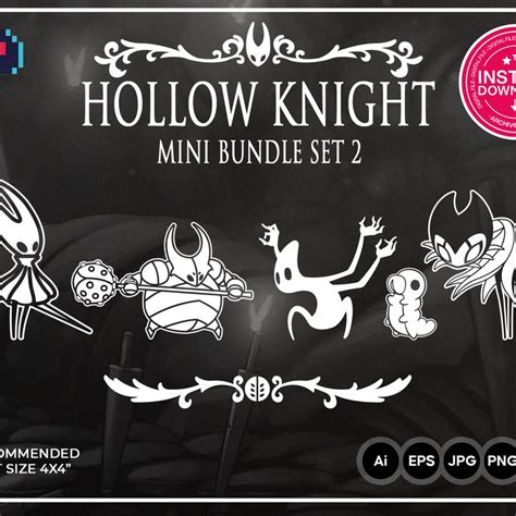 Hollow Knight Logo Etsy